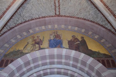 Speyerer Dom - Schraudolph-Bild über dem Portal